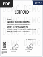Certificado de Isem | PDF