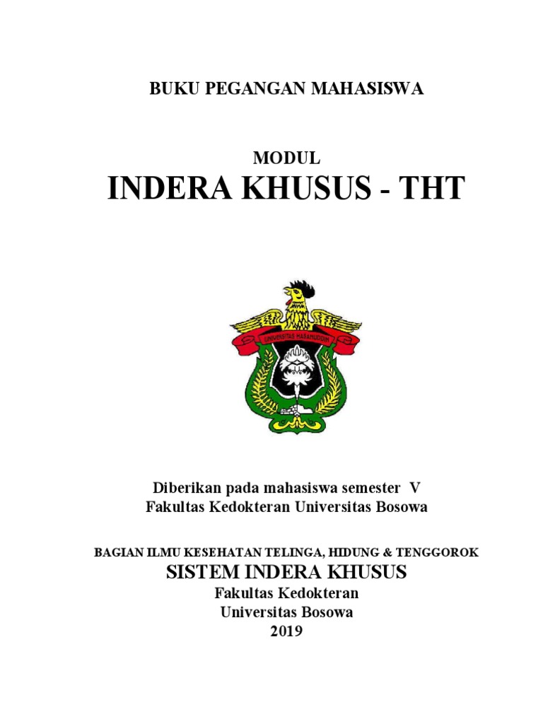 Modul PBL Mahasiswa Unibos THT | PDF