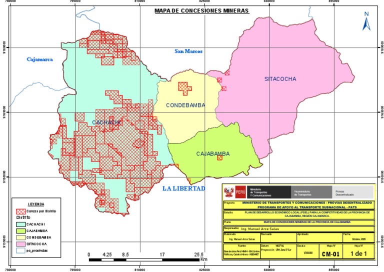 Mapa de Concesiones Mineras | PDF