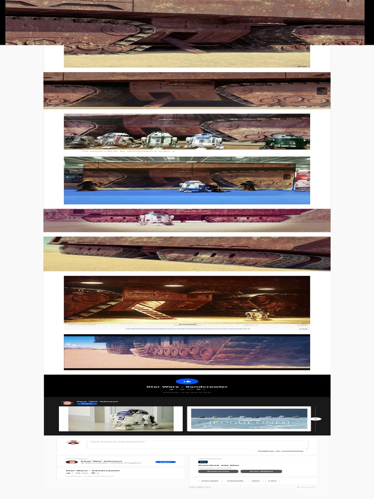 Star Wars - Sandcrawler On Behance | PDF | Agitación | Science