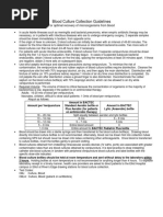 How To Take Blood Cultures | PDF | Diseases And Disorders | Health Sciences