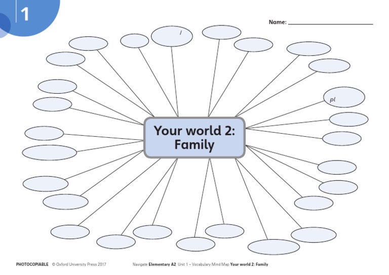 Unit 1 Vocabulary Your World 2 Family Practice | PDF