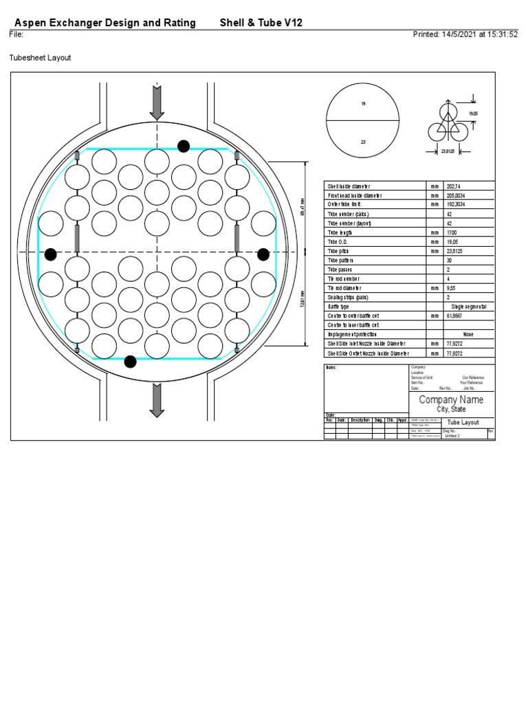 Tubesheet Layout | PDF | Mechanical Engineering | Nature