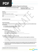 Commissioning Certificate Template | PDF