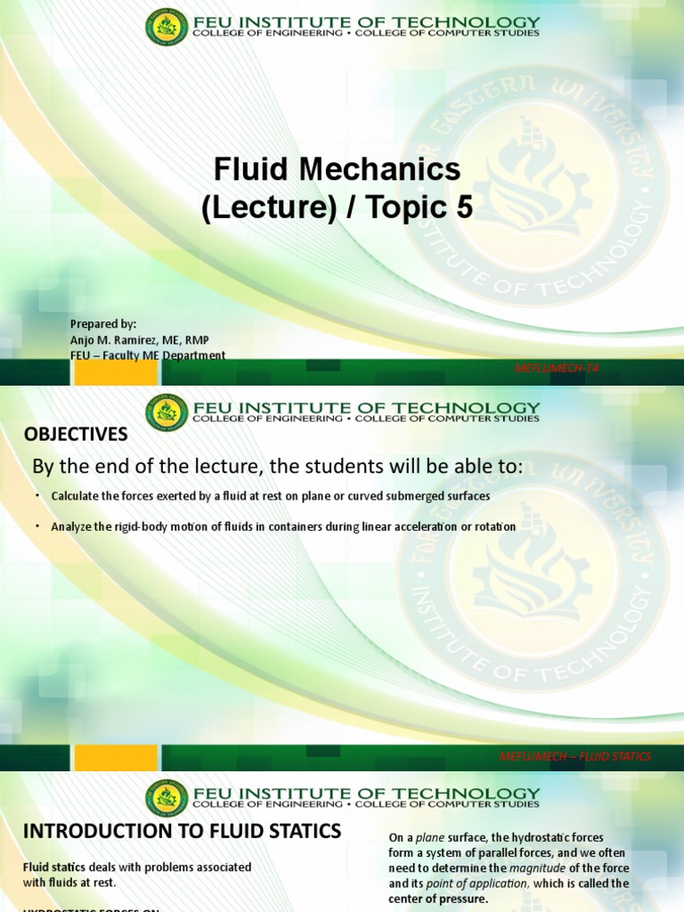 Fluid Mechanics: Hydrostatics and Buoyancy | PDF | Buoyancy | Density