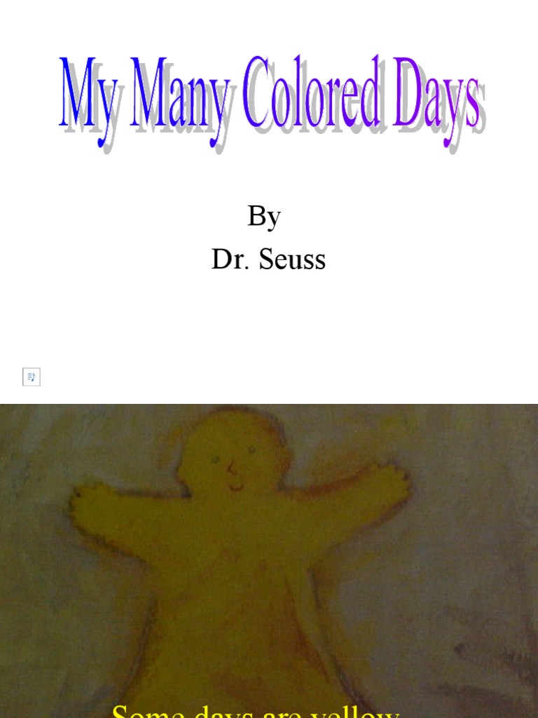 My Many Colored Days | PDF | Language Arts & Discipline | Poetry