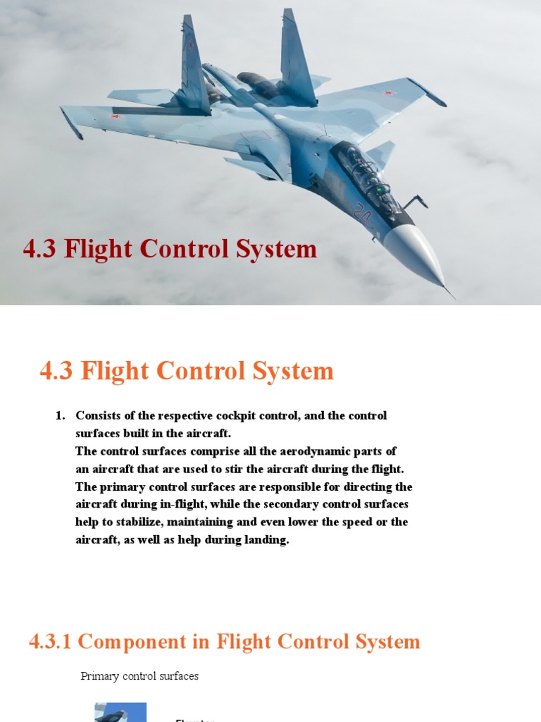 Flight Control System | PDF | Flight Control Surfaces | Aircraft Flight ...
