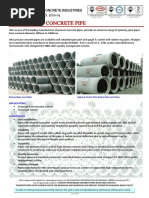 Reinforced Concrete Round Pipe - Astm C76: Lay Length | PDF | Pipe ...