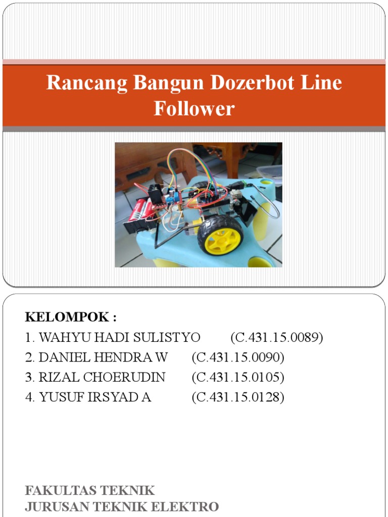 Rancang Bangun Robot Line Follower | PDF