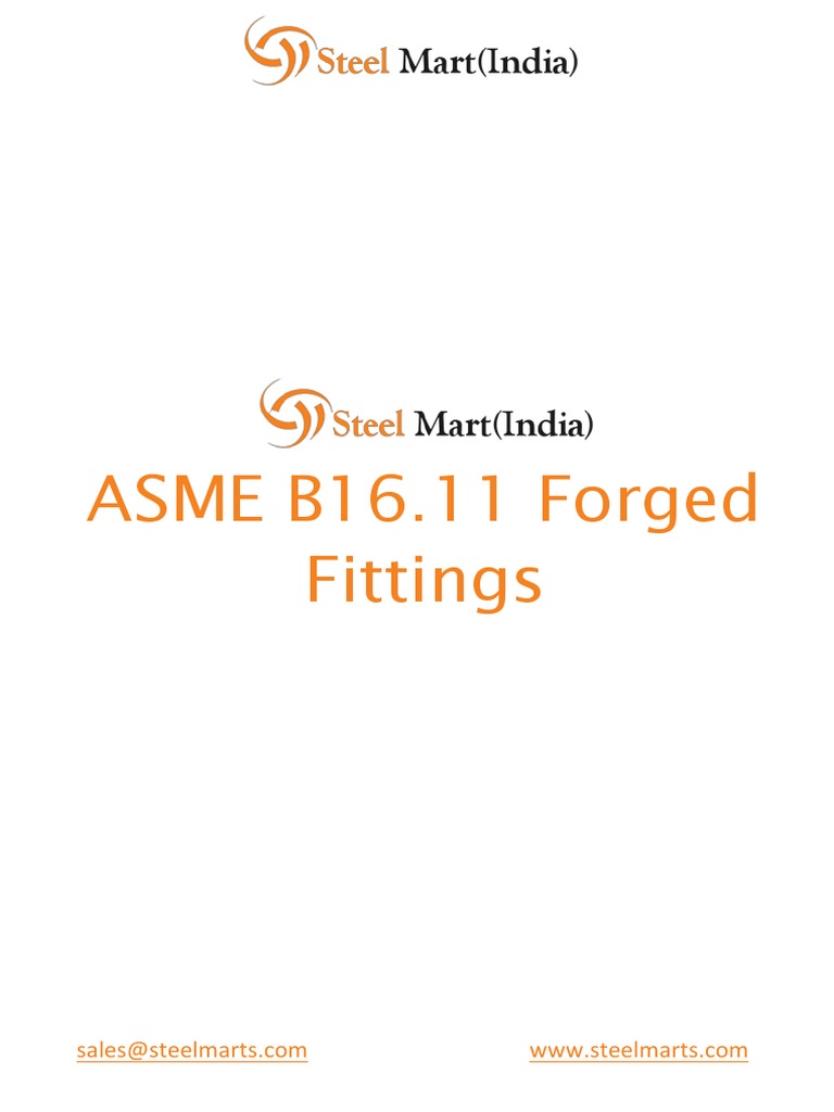 Asme Ansi b16.11 Fittings Dimension | PDF