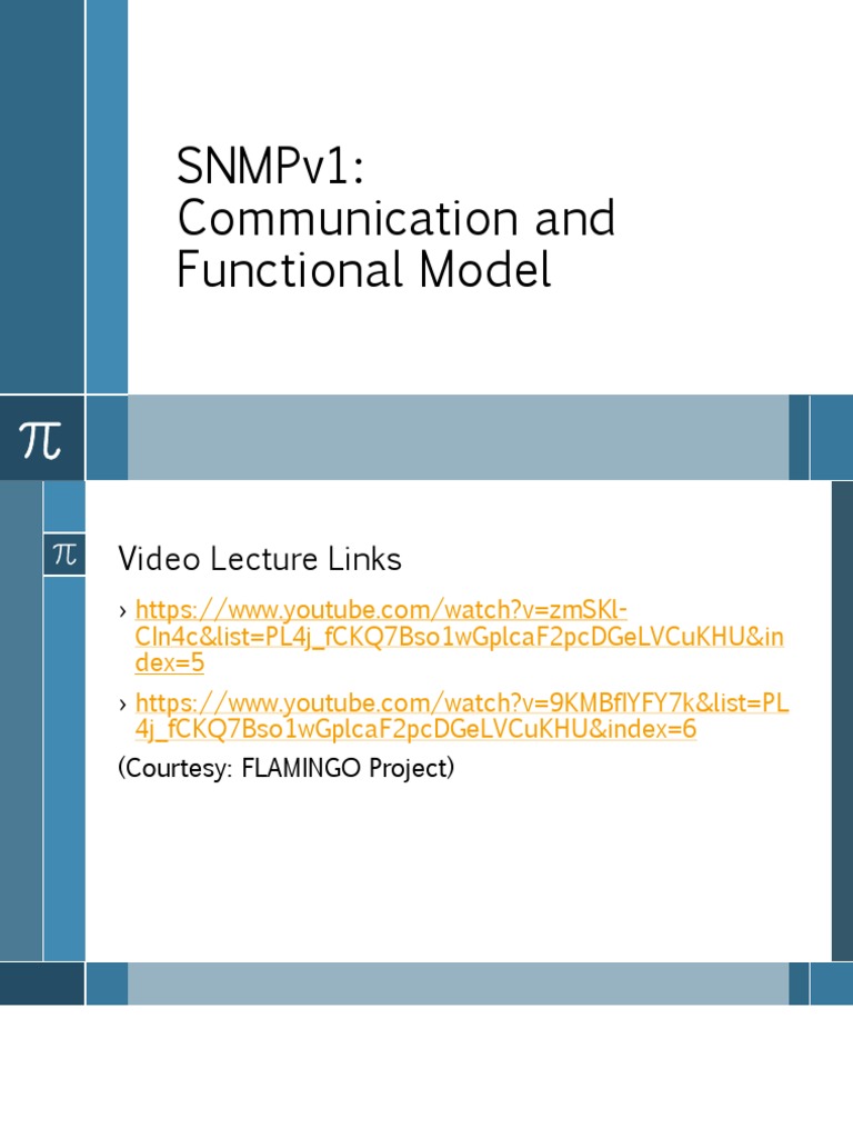 Lecture 15 (Chap#5-SNMPv1-Communication and Functional Model) | PDF | Computer Mediated ...