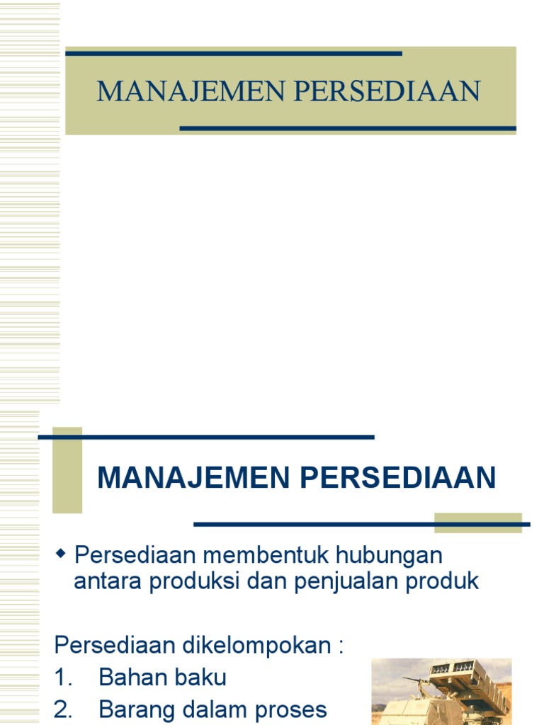 Manajemen Persediaan dan Biaya EOQ | PDF | Sains & Matematika | Komputer