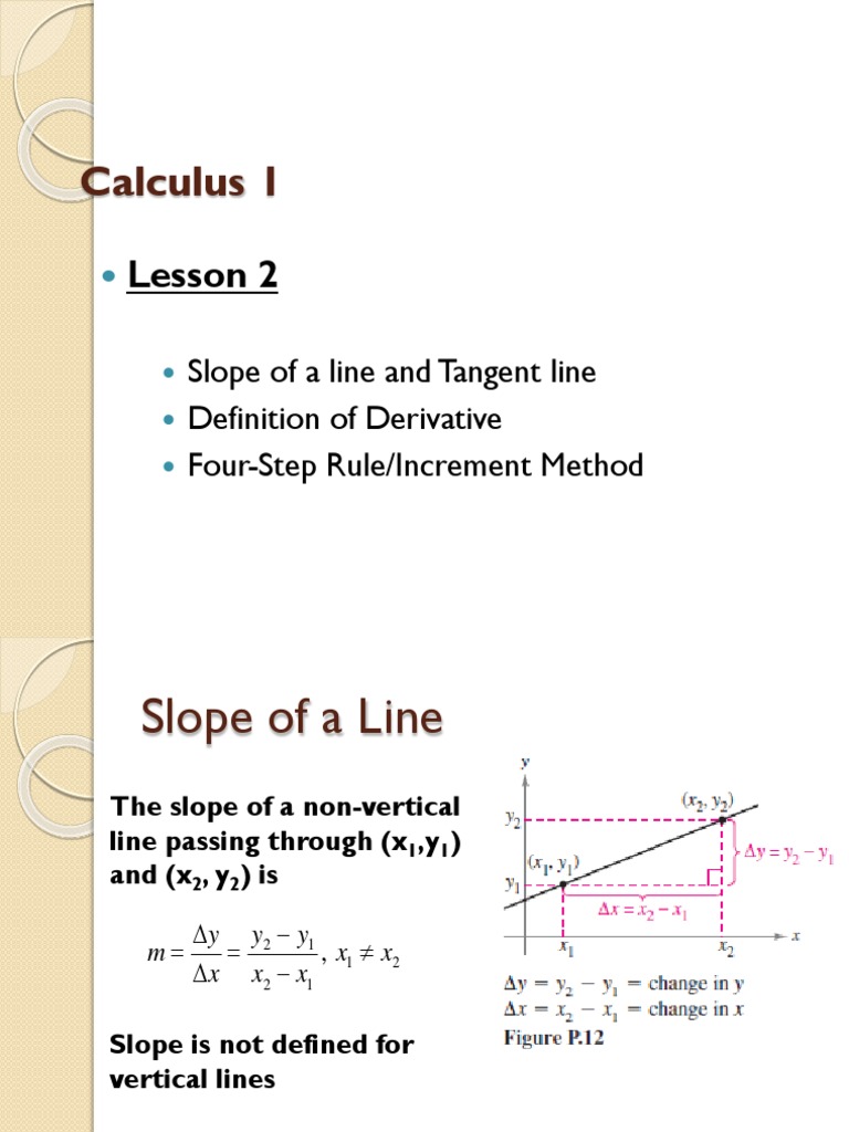 CALENG1 Lesson 2 - From Dr. Arnel Beltran | PDF | Derivative | Slope