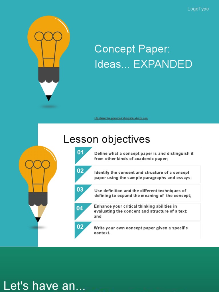 Concept Paper: Ideas... Expanded: Logotype | PDF | Concept | Definition