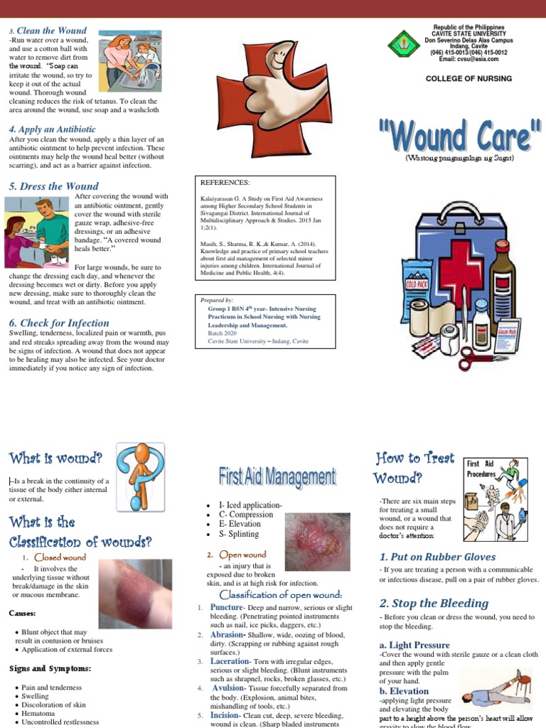 First-Aid-Pamphlet Final With Correction | PDF | Wound | Medicine