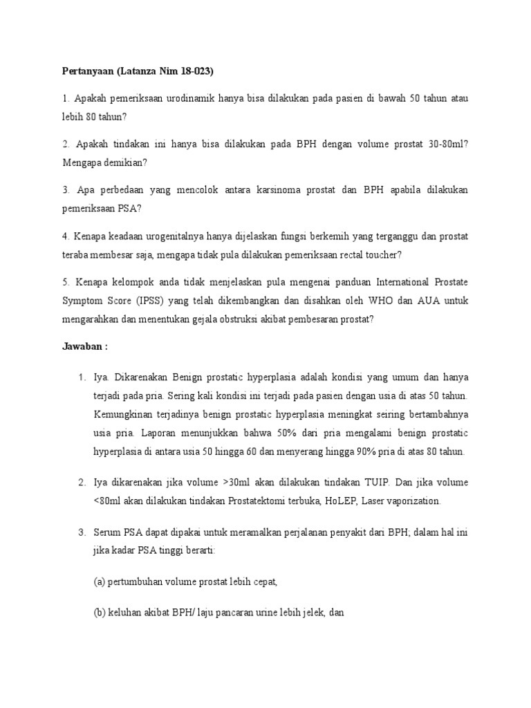 Pertanyaan Dari Latanza | PDF