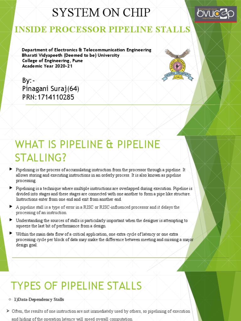 System On Chip: Inside Processor Pipeline Stalls | Download Free PDF ...