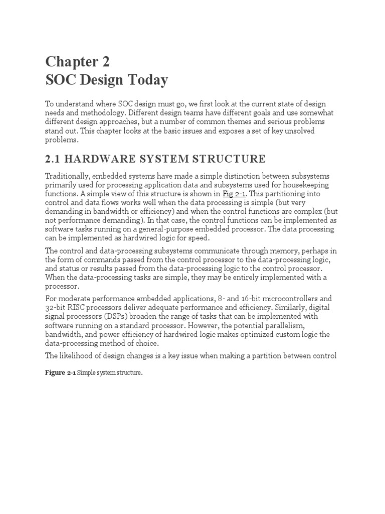 Chapter 2 | PDF | System On A Chip | Field Programmable Gate Array