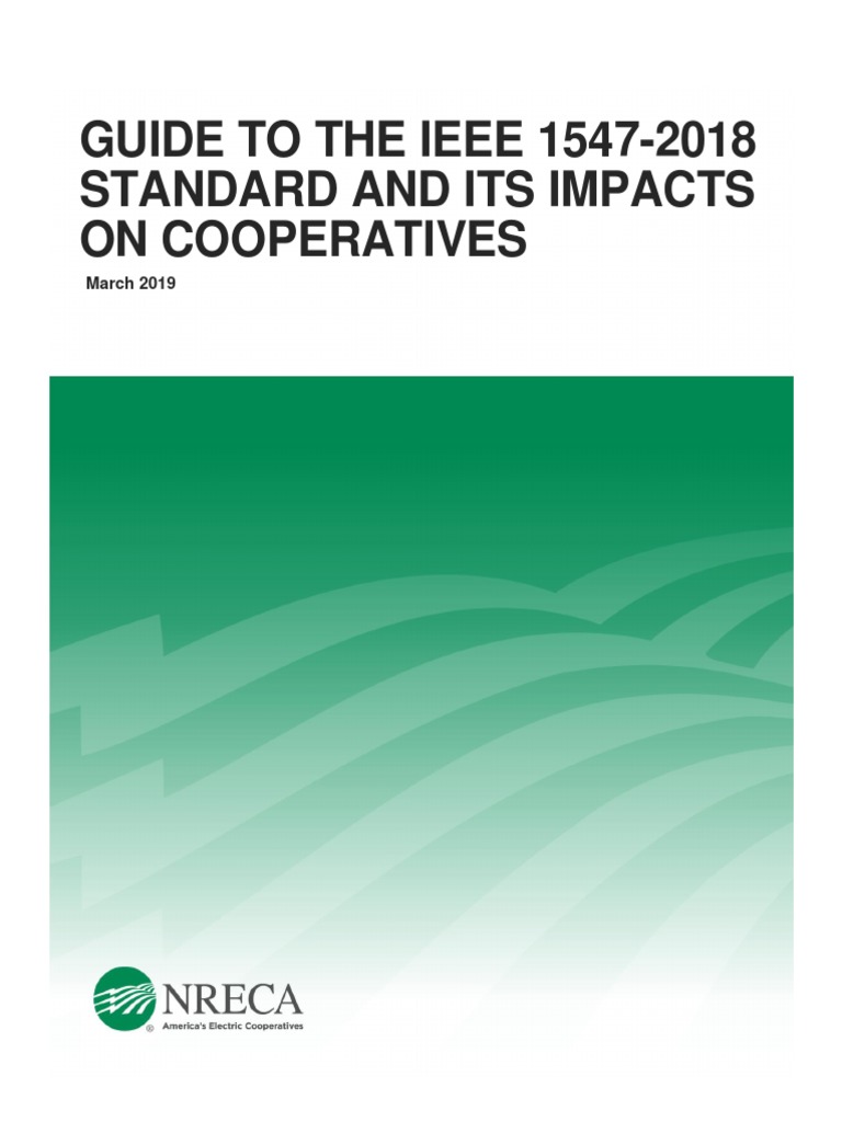 GUIDE TO THE IEEE 1547-2018 Standard and Its Impacts On Cooperatives ...