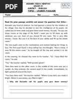 Class 4 Paragraph Writing Topics | PDF | Zoo