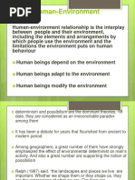 Environmental Determinism vs Possibilism | PDF | Geography | Natural Environment