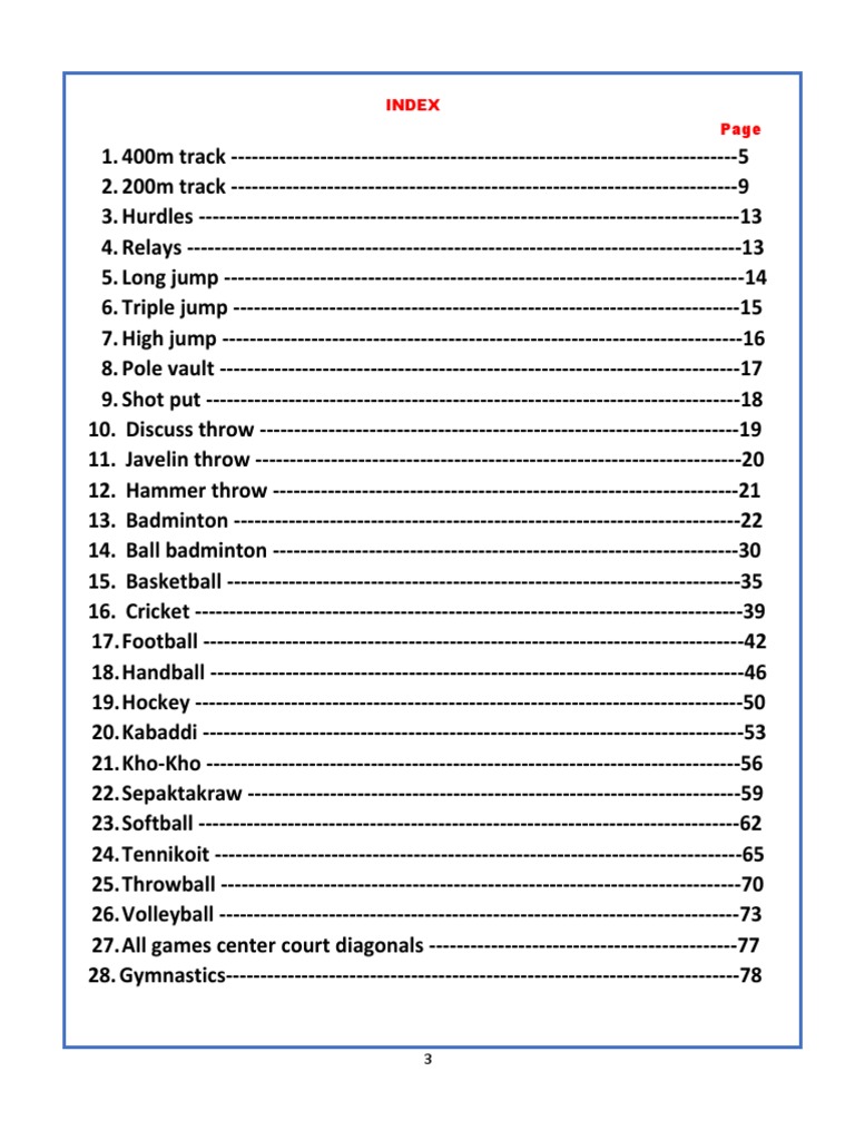 All Games Ground Marking | PDF | Track And Field | Baseball Field