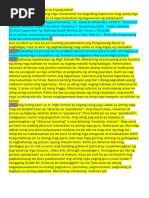 Welcome Remarks Tagalog | PDF