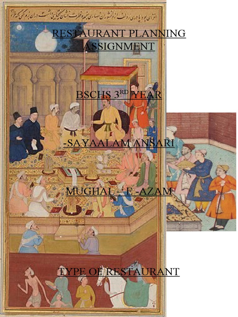 Assignment Restaurant | PDF | Chef | Mughal Empire