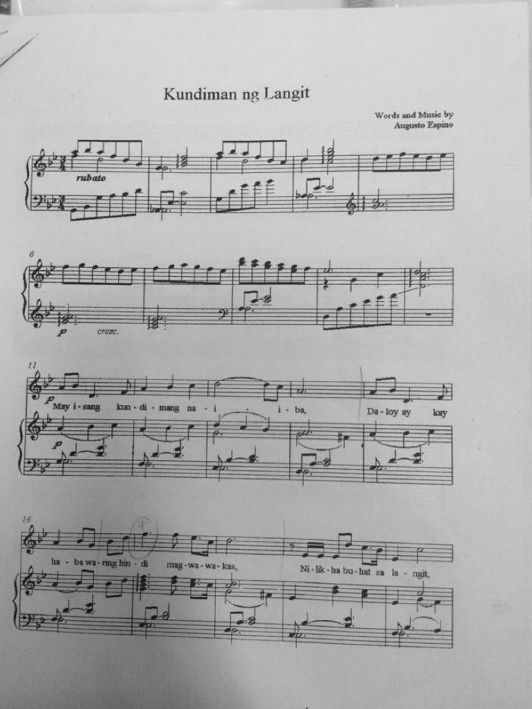 Kundiman NG Langit | PDF