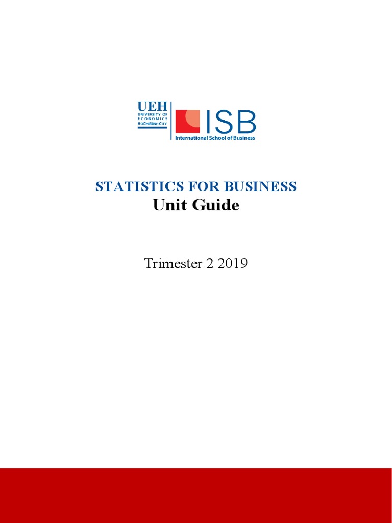 Mat102 - Statistics For Business - S2-2019 | PDF | Variance | Statistics