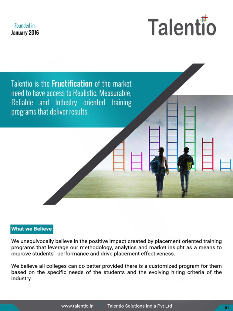 Talentio: Empowering Student Careers | PDF