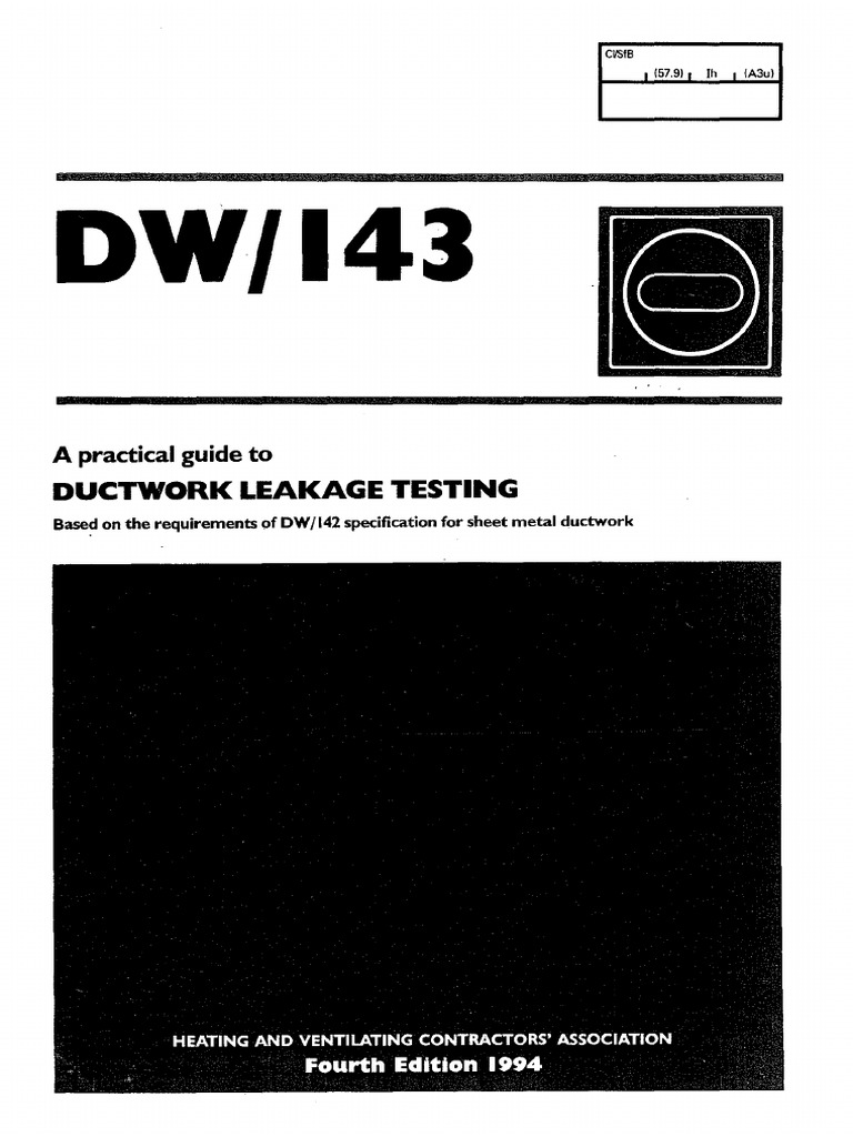 Ductwork Leakage Testing: A Practical Guide To | PDF | Duct (Flow ...