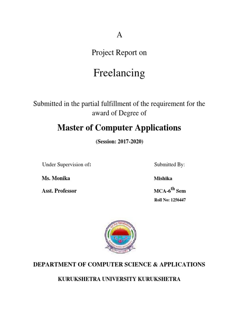 Freelancing Project Report | PDF | J Query | Ajax (Programming)