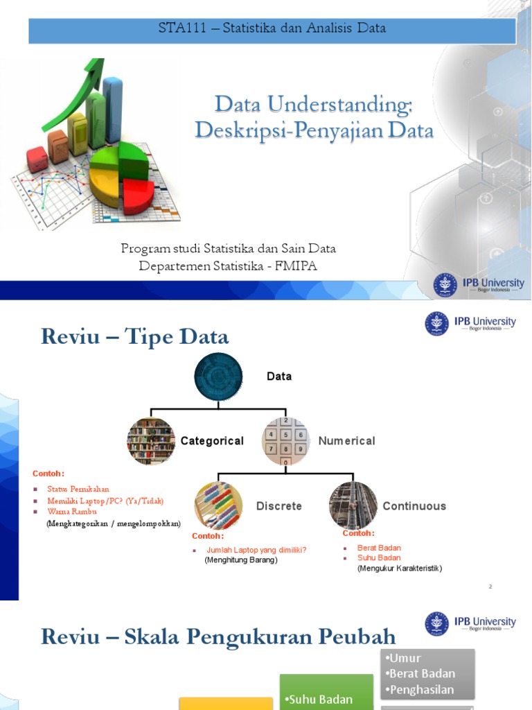 STA111-02-Data Understanding-Deskripsi-Penyajian Data | PDF