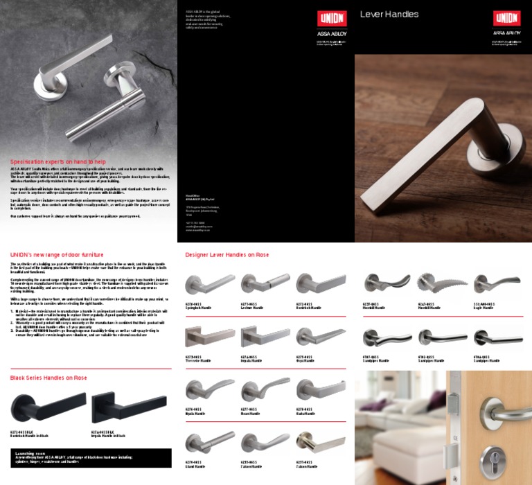 Lever Handles: Specification Experts On Hand To Help | PDF ...