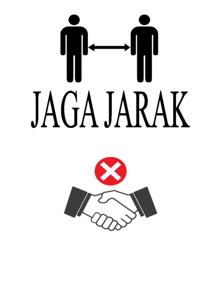 Jaga Jarak (Simbol Protokol Kesehatan Covid-19) | PDF