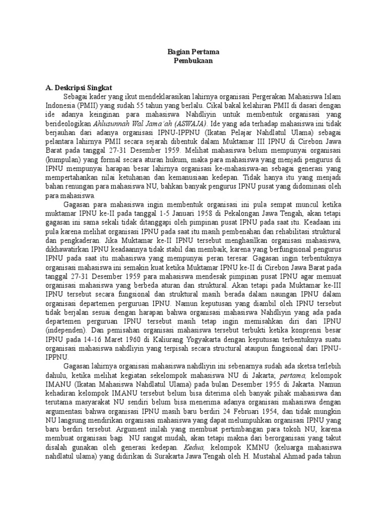 Modul ke-PMII-an | PDF | Ilmu Sosial | Agama & Spiritualitas