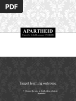 Lesson Plan GR 9 SS History T3 W3 | PDF | Apartheid | Racial Segregation