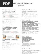 New Frontiers 1 Student Book Answer Key | PDF | Bedroom | Room