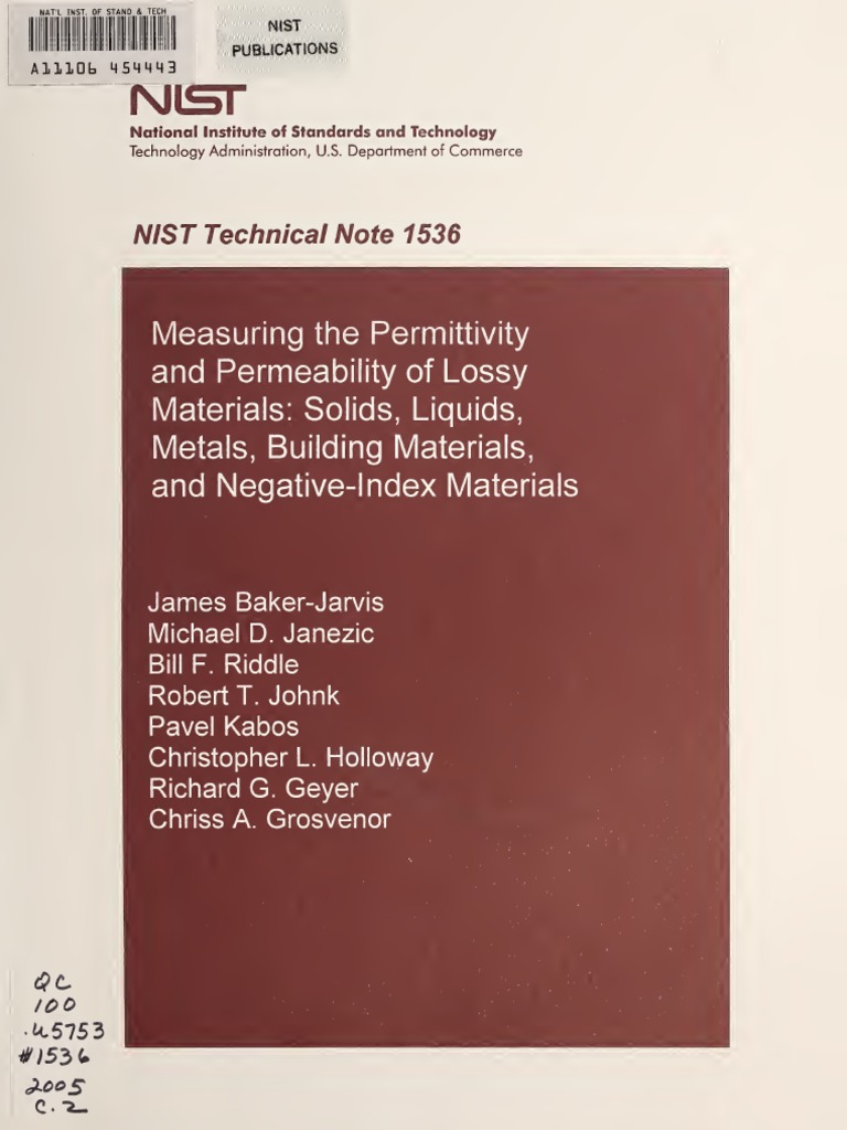 Measuring The Permittivity and Permeability of Lossy Materials-Solids ...