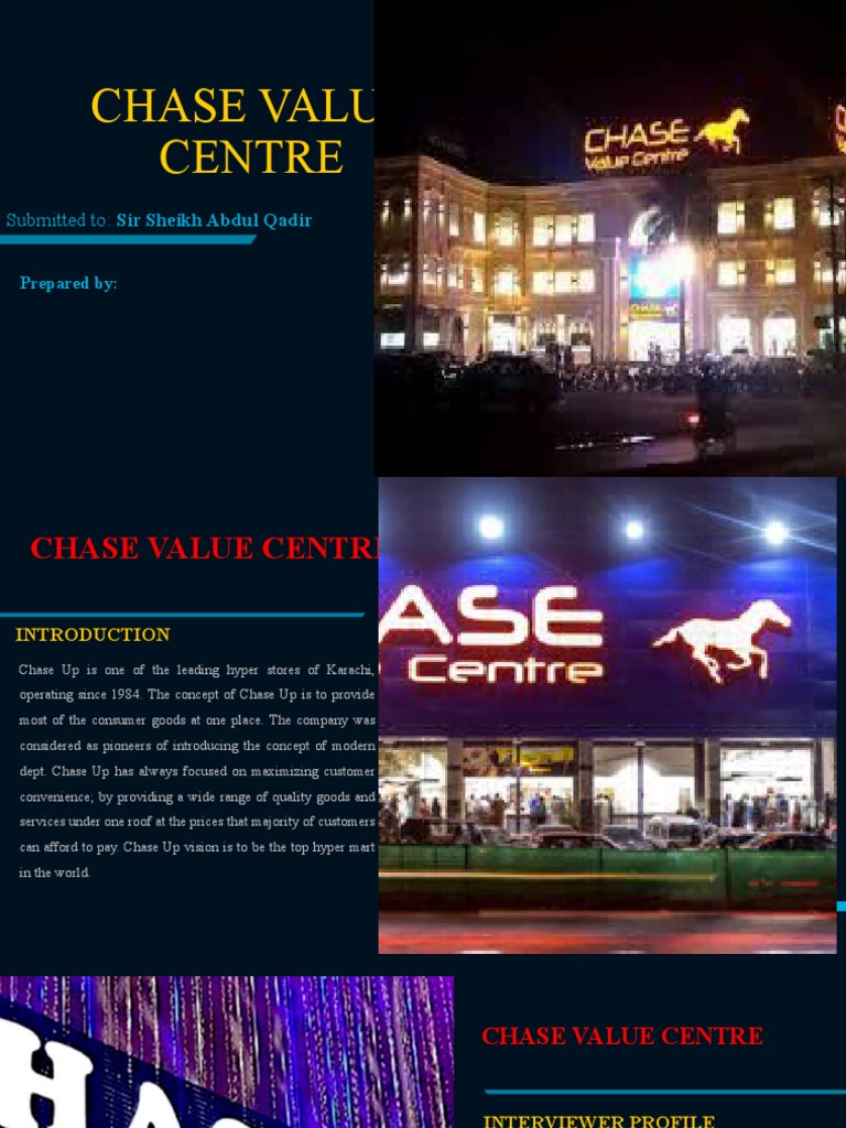 Chase Up PPT SCM Project | PDF | Retail | Strategic Management