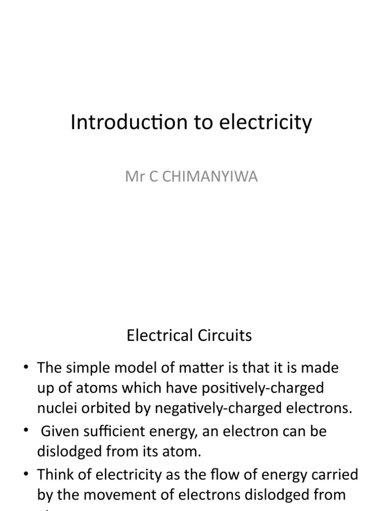 Understanding Electrical Circuits | PDF | Electric Current | Electrical ...