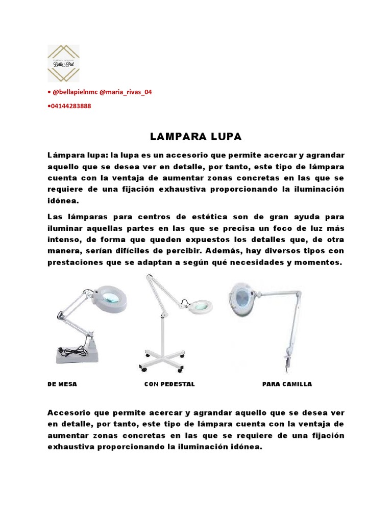 Guia Aparatologia Lampara Lupa Maria Rivas-2 - 5357 | PDF | Diodo ...