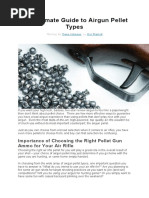 177 Caliber Airgun Ballistic Coefficients | PDF | Flight | Ballistics