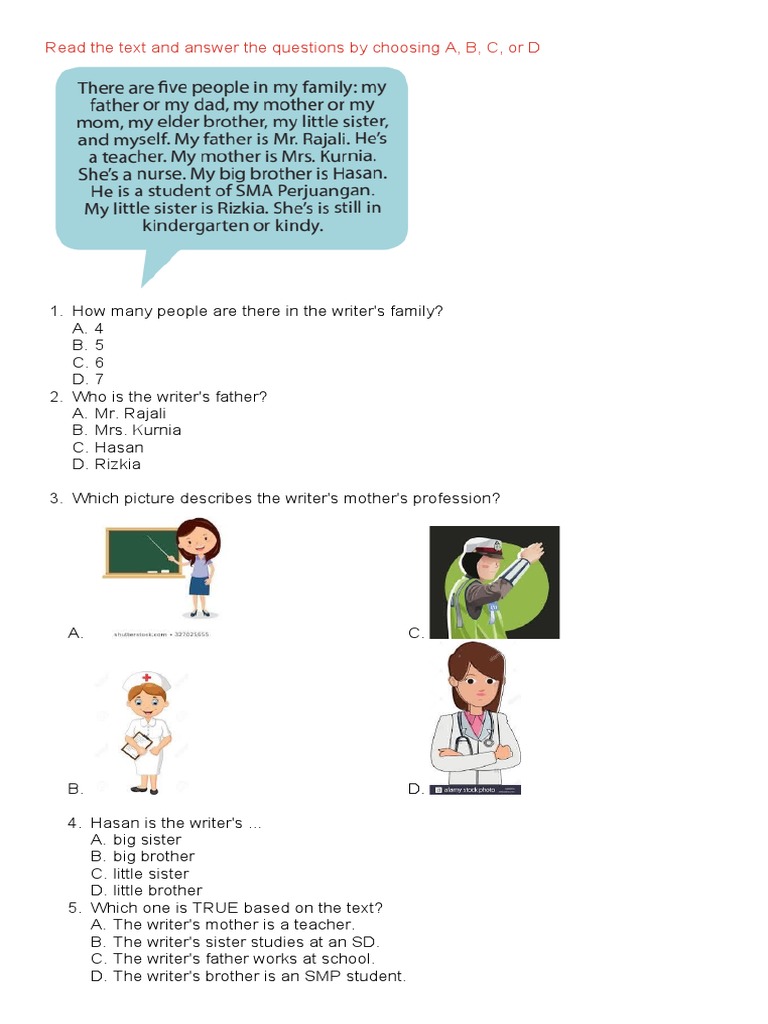Soal Family Tree Kelas 7 | PDF