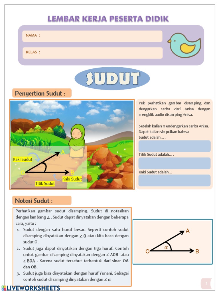 LKPD Sudut | PDF