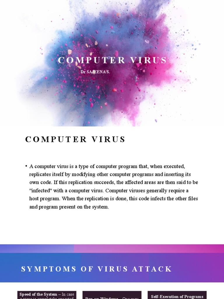 Computer Virus | PDF | Malware | Computer Virus