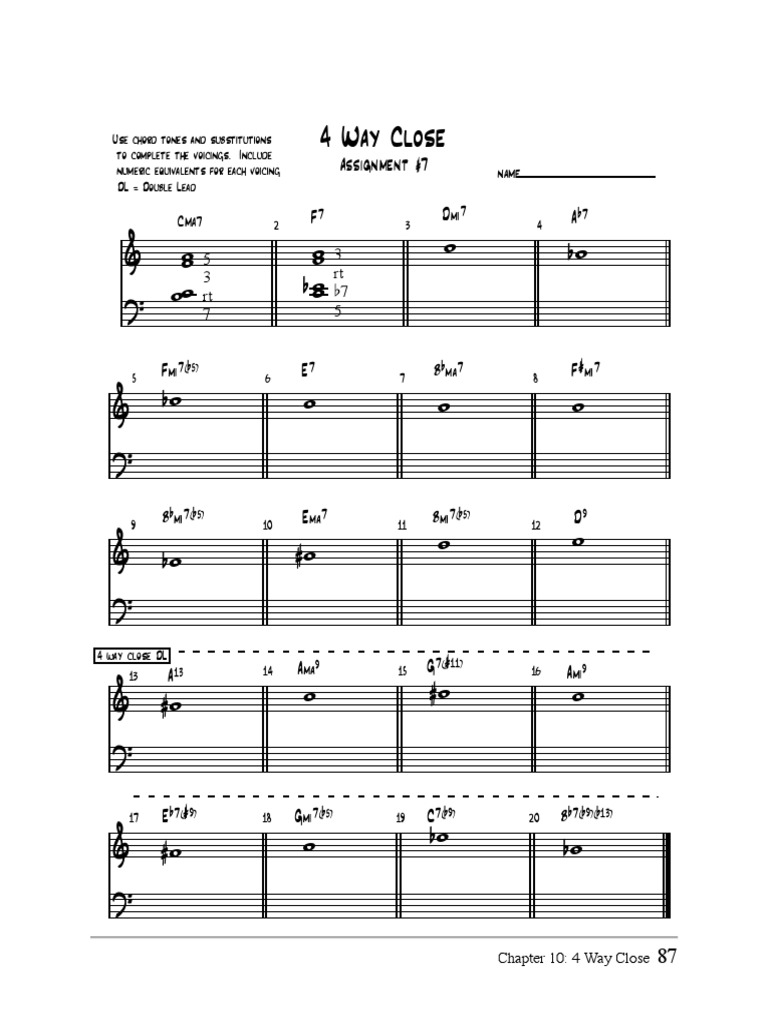 3 - Ass. #7 4 Way Close | PDF