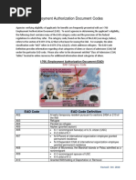 EAD Code Table | PDF | Alien (Law) | Immigration To The United States