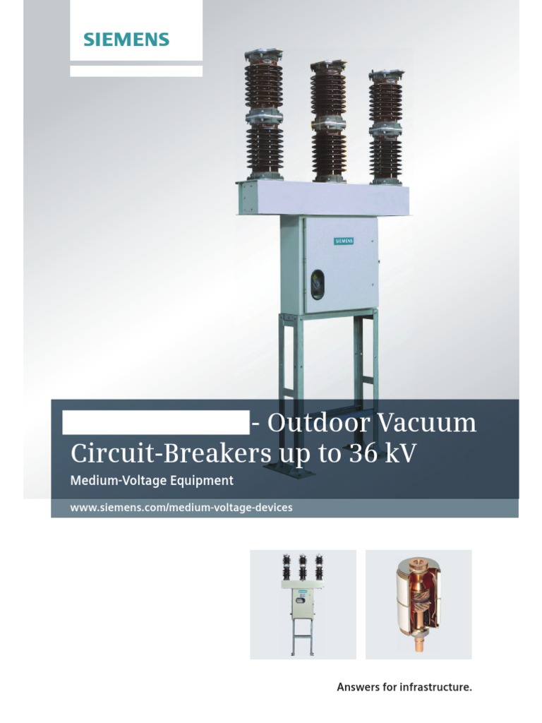 Siemens Make 33 KV Outdoor PCVCB | PDF | Insulator (Electricity ...